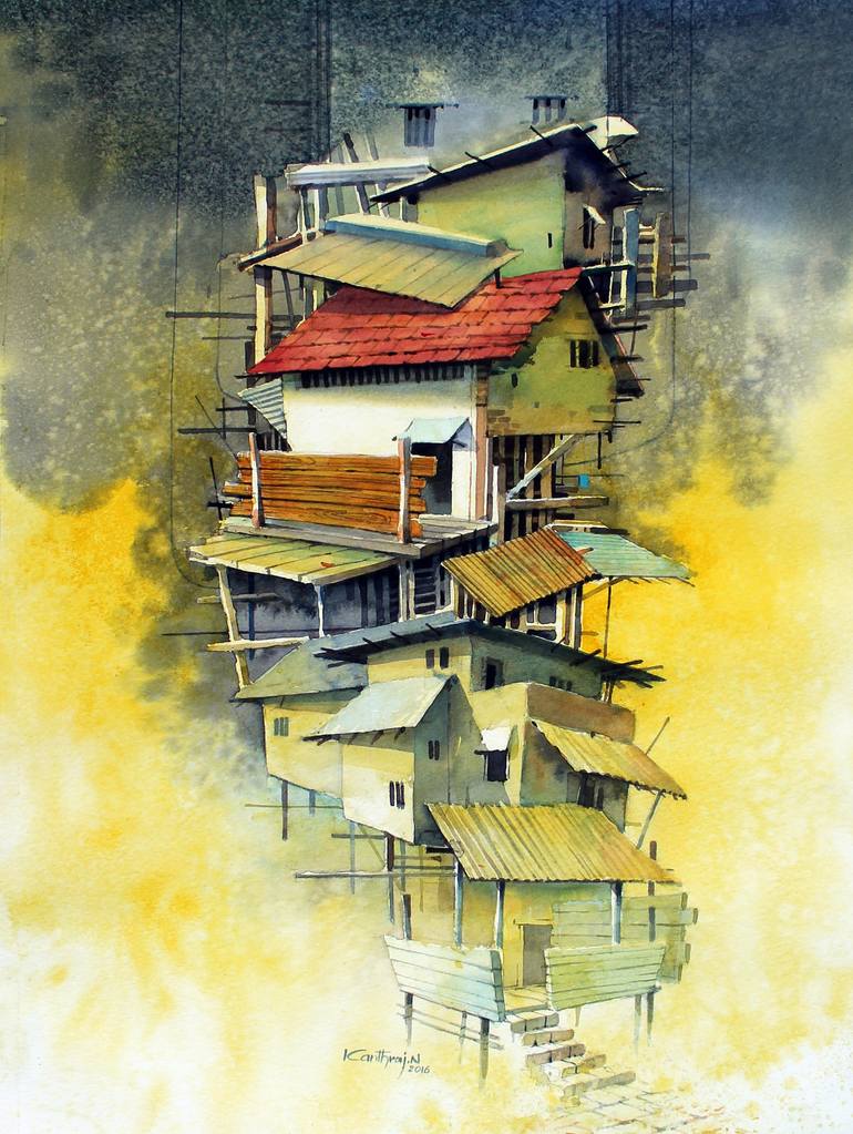 Creation Painting by Raj Sundaresan | Saatchi Art