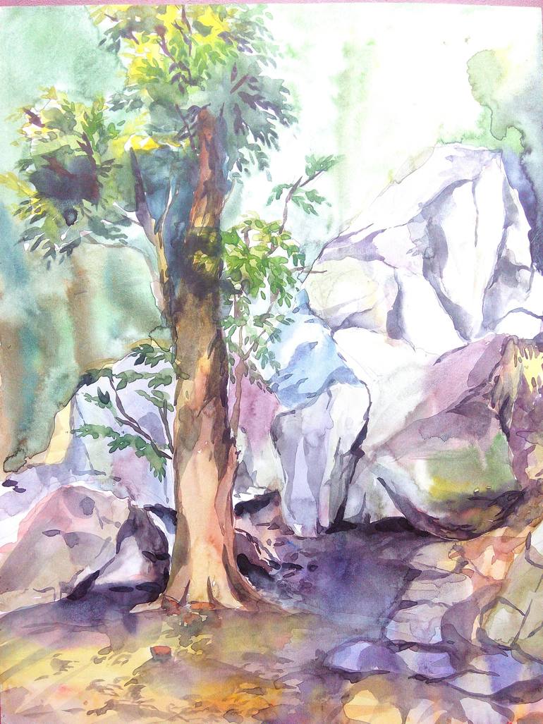 Nature Study Painting by Manju Rajak | Saatchi Art