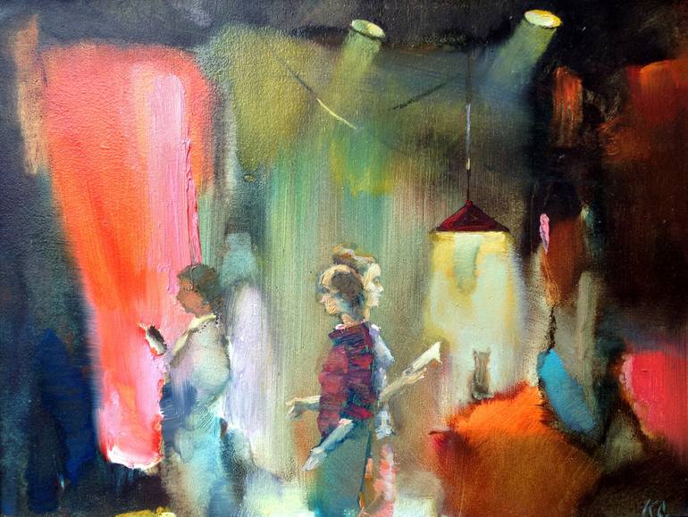 Behind the Stage Painting by Sergey Kisel | Saatchi Art